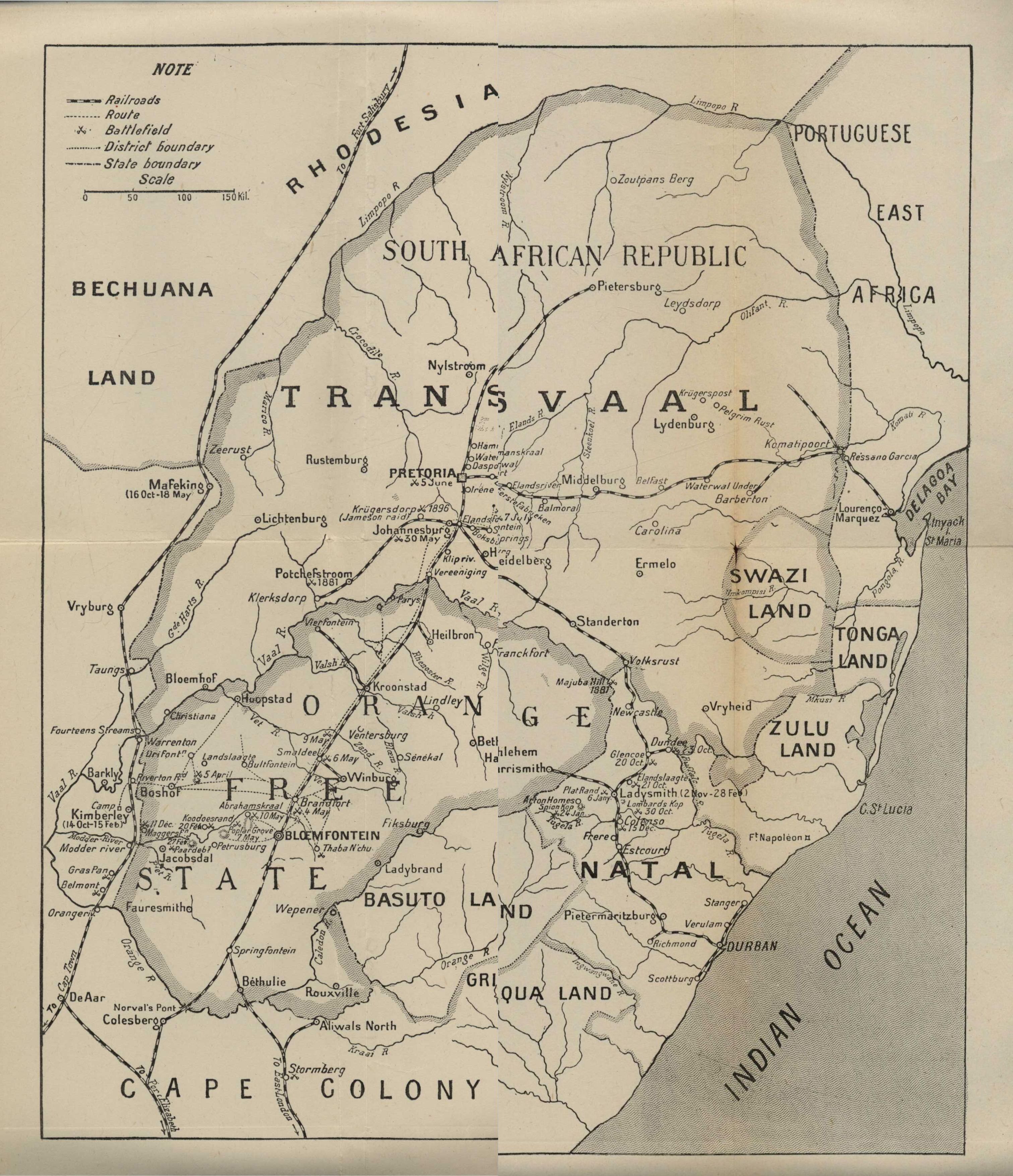 TEN MONTHS IN THE FIELD WITH THE BOERS