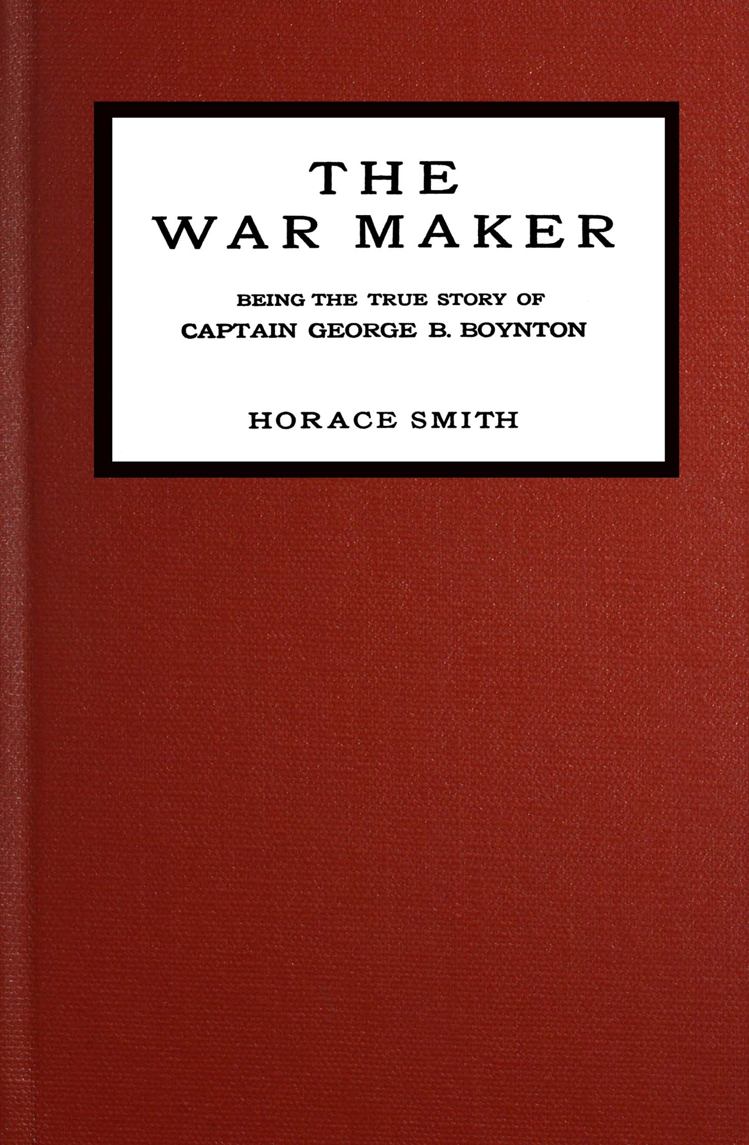 The war maker | Project Gutenberg