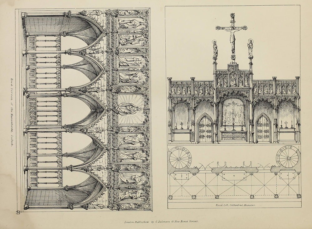 A Treatise on Chancel Screens and Rood Lofts by Pugin, Augustus Welby ...