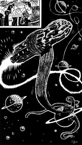 The Project Gutenberg eBook of The Monster That Threatened the Universe, by R. R. Winterbotham.