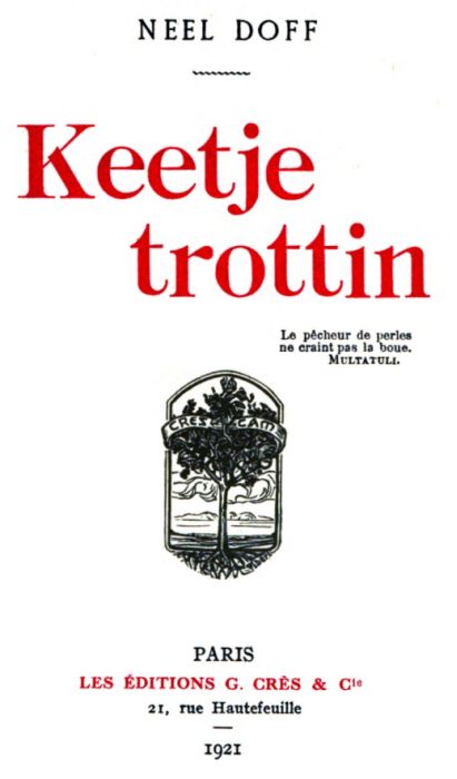 The Project Gutenberg eBook of Keetje trottin, by Neel Doff.