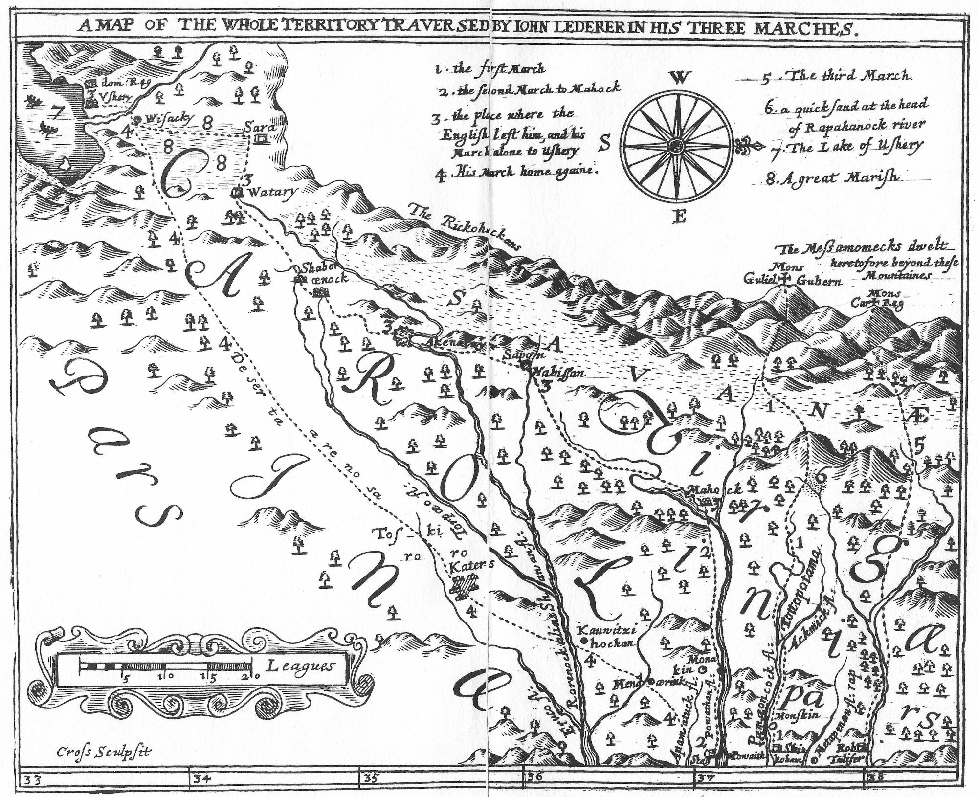 The Project Gutenberg eBook of The Discoveries of John Lederer, by Sir ...