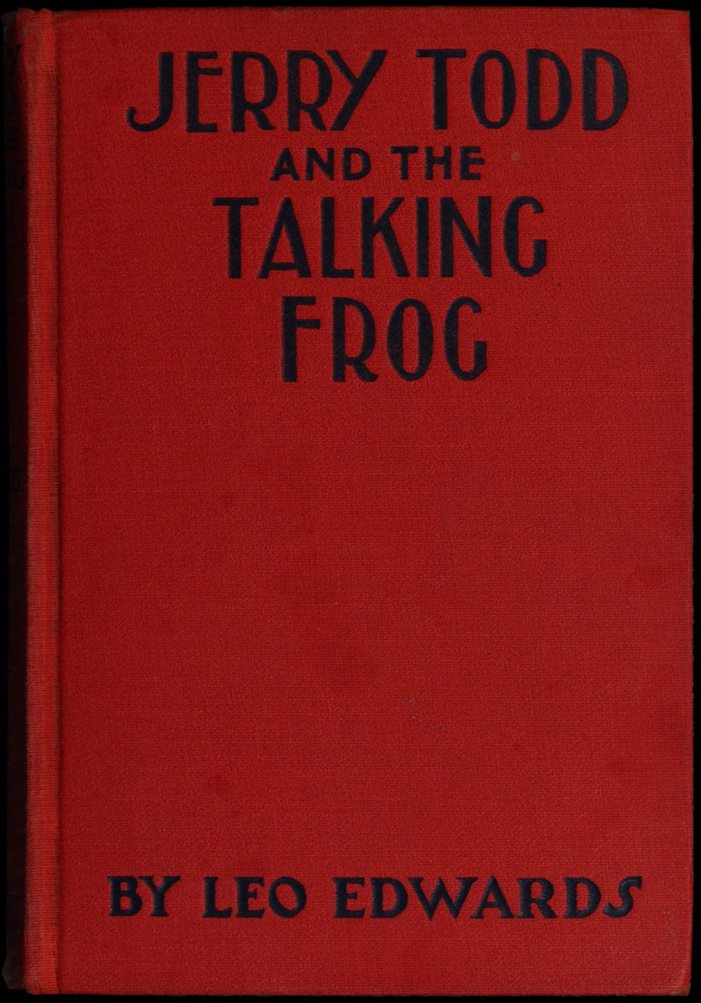 Jerry Todd and the Talking Frog