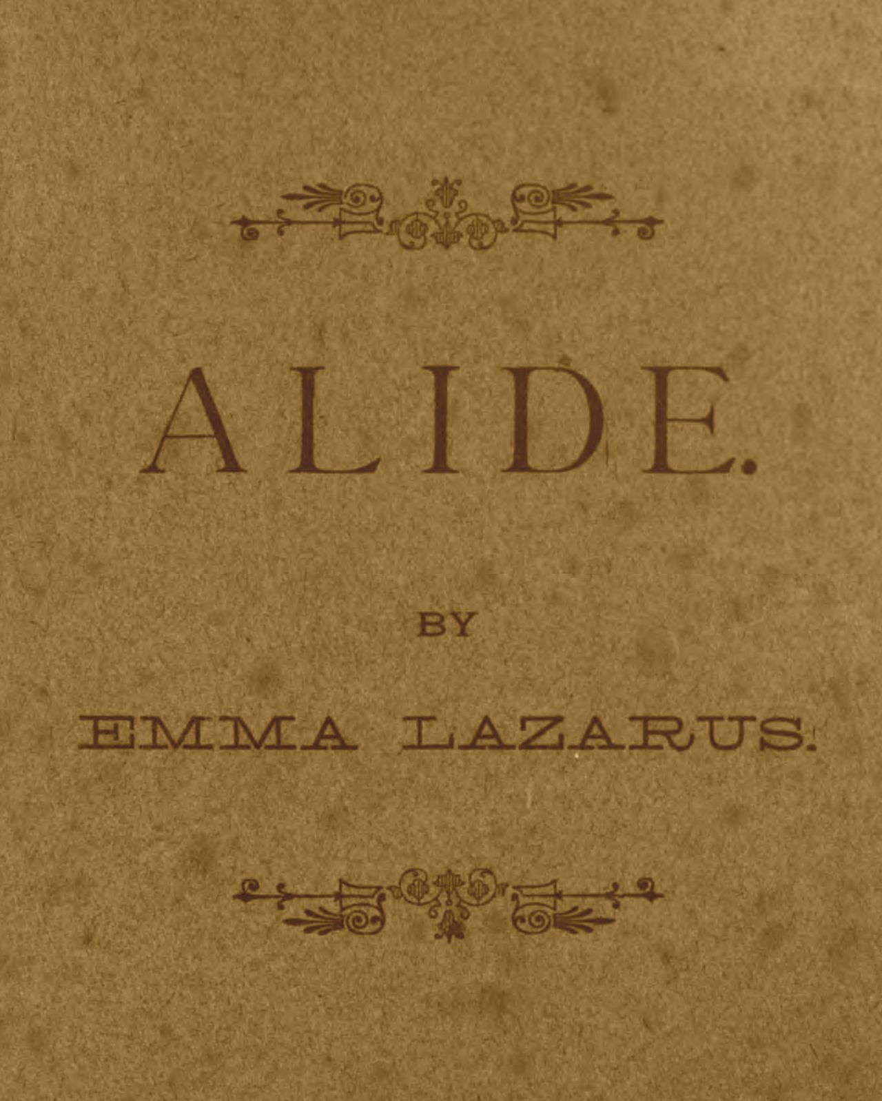 The Project Gutenberg eBook of Alide: an episode of Goethe's life by ...